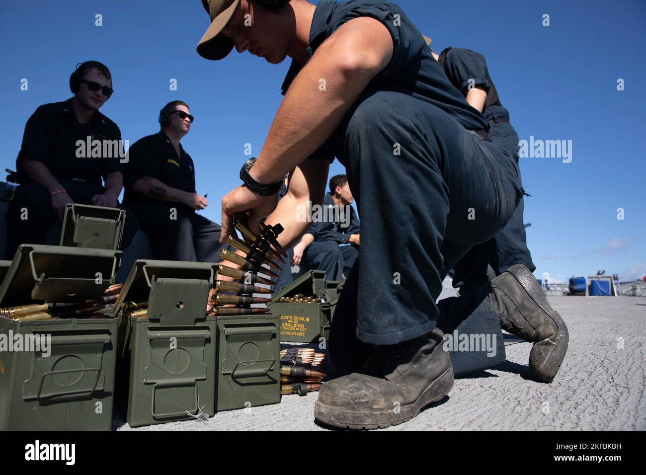 220902-N-TC847-1058 ADRIATIC SEA (Sep. 2, 2022) Seaman Logan Moore ...