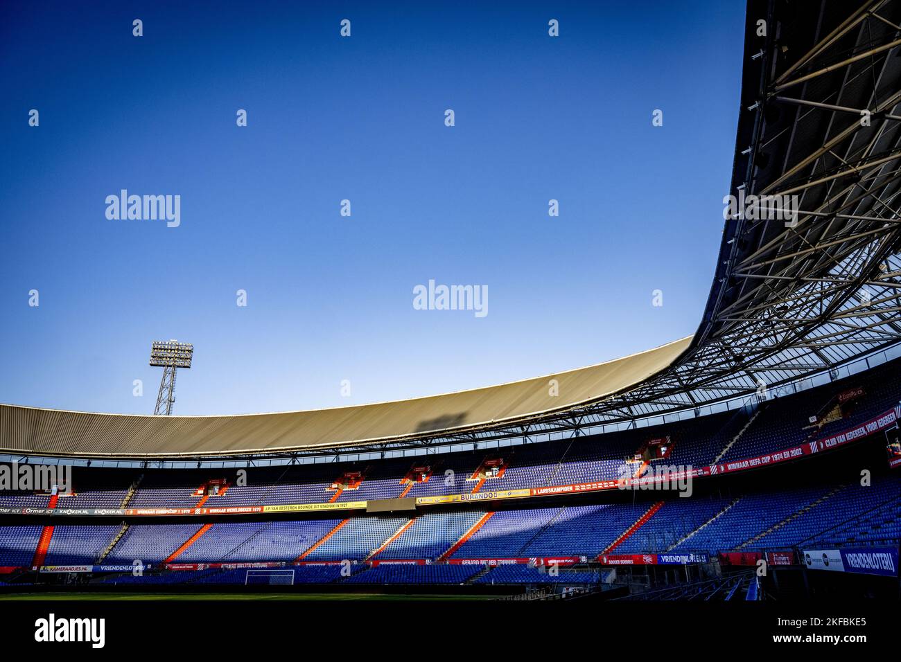 ROTTERDAM - Stadium De Kuip. The zoning plan for Feyenoord City planned ...