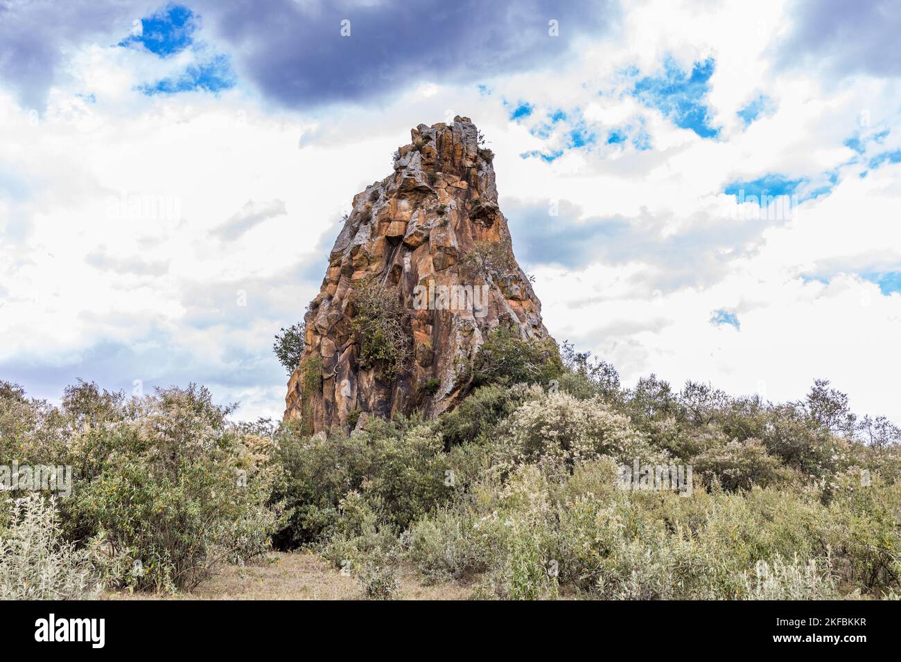 Hell's Gate National Park lies south of Lake Naivasha in Kenya, north ...