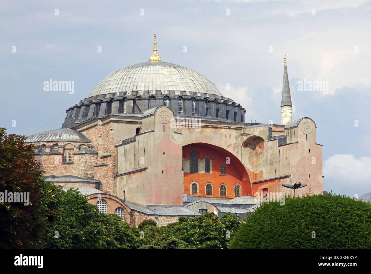 Located in Istanbul, Hagia Sophia is a church built in the 6th century ...