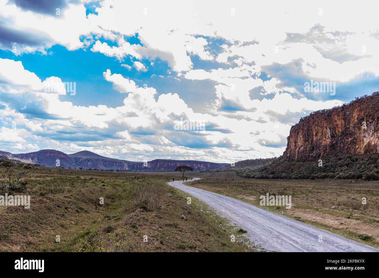 Hell's Gate National Park lies south of Lake Naivasha in Kenya, north ...