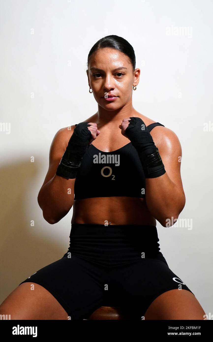 Shannon Ryan during a media day at Camden Boxing Club, London. Picture date: Thursday November ...