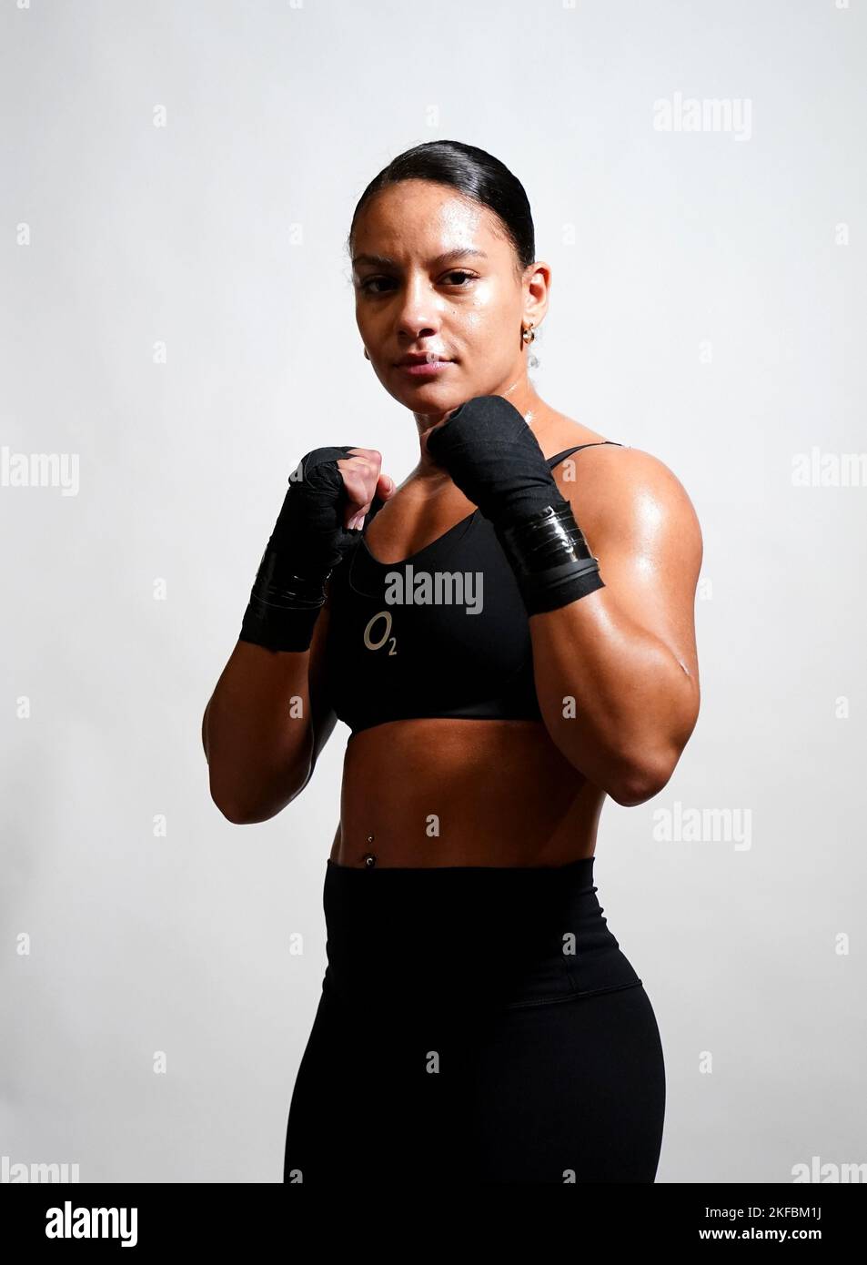 Shannon Ryan during a media day at Camden Boxing Club, London. Picture ...