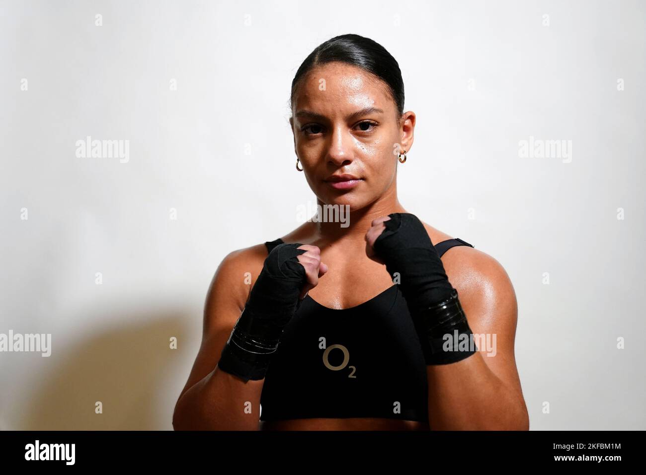 Shannon Ryan during a media day at Camden Boxing Club, London. Picture ...
