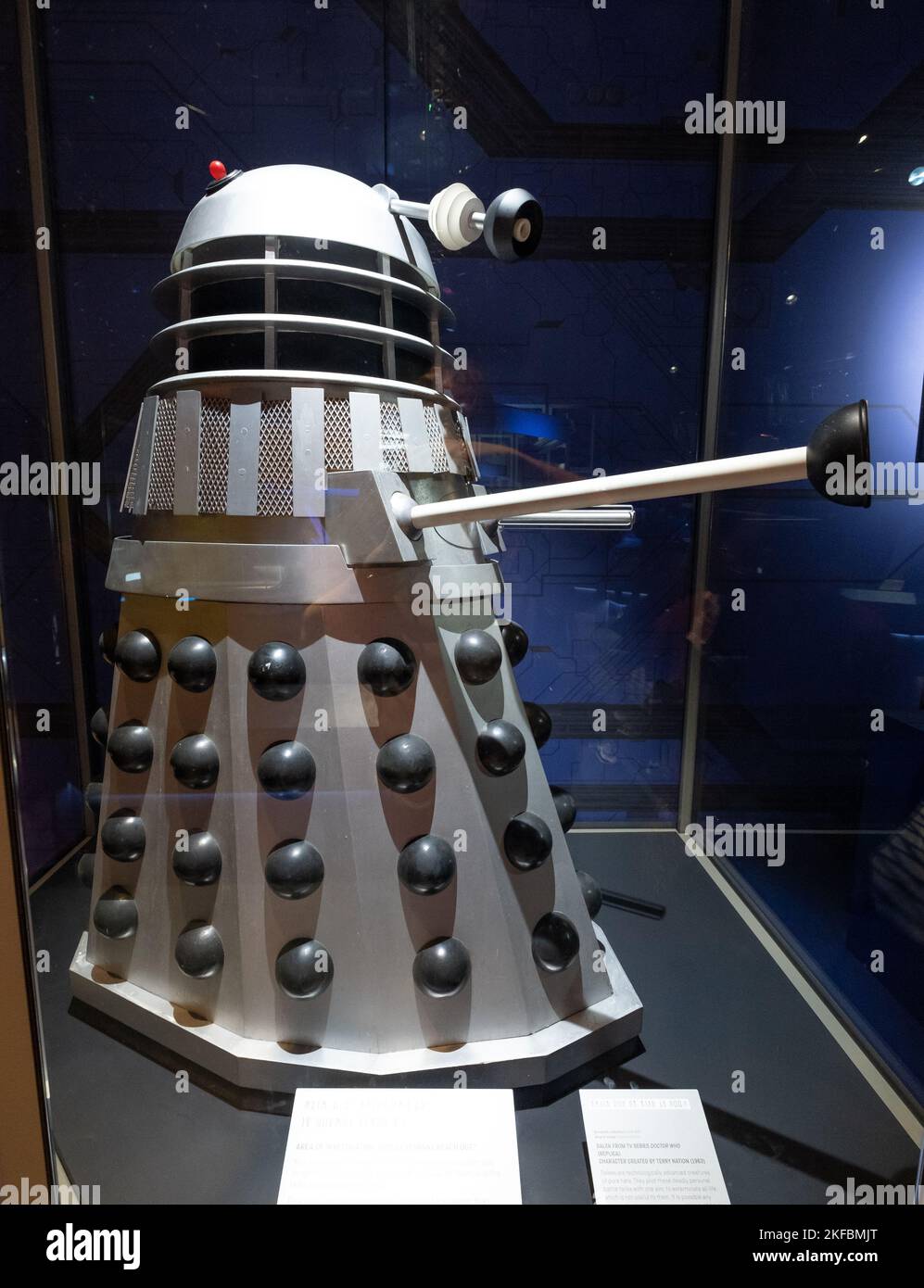 A replica Dalek from Dr Wh in the Science Museum Stock Photo - Alamy