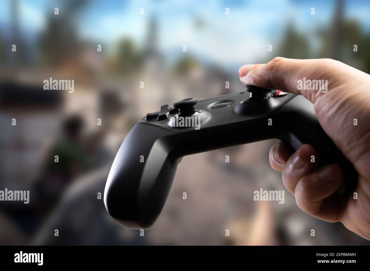 Big joystick hi-res stock photography and images - Alamy
