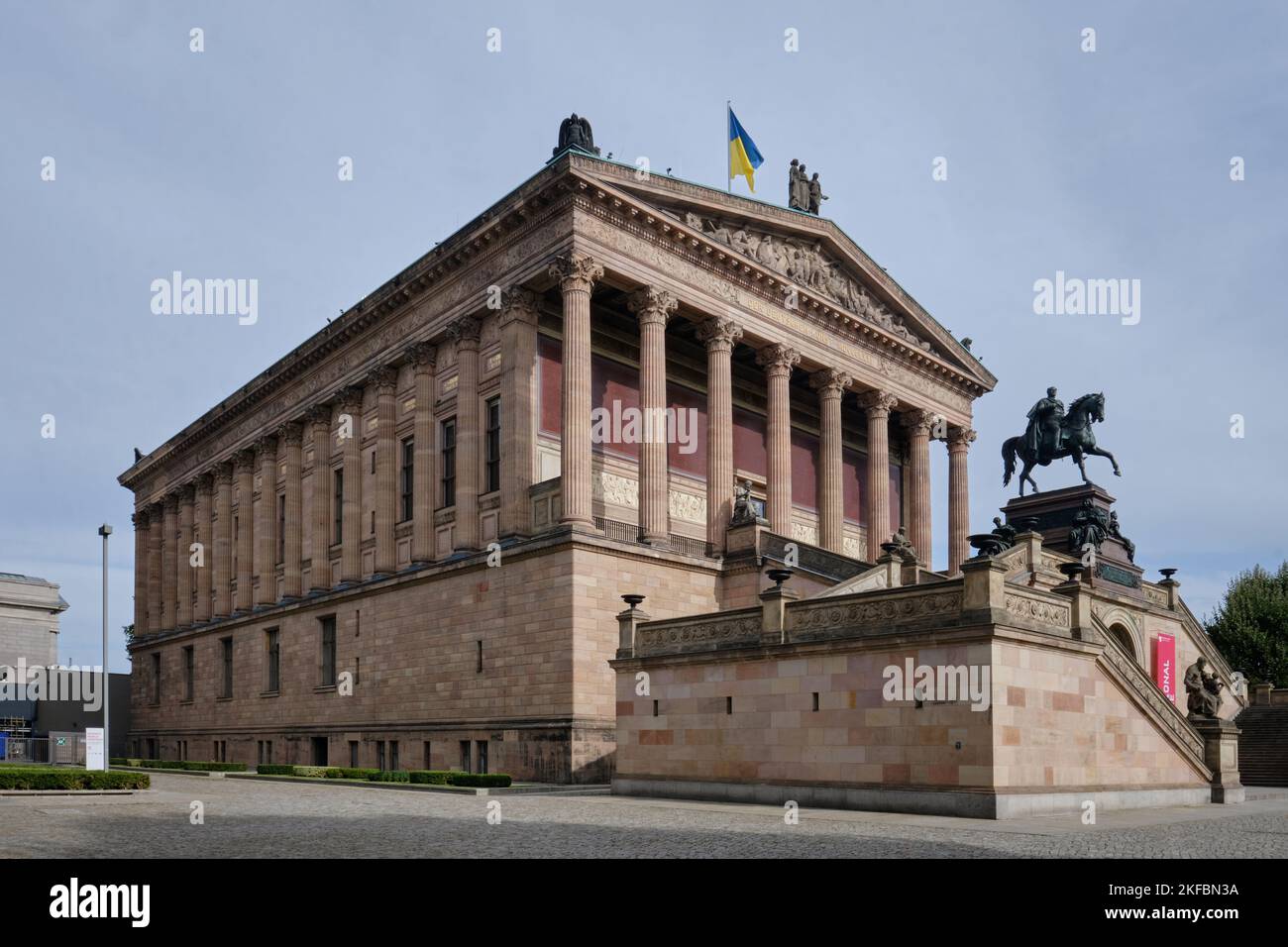 Berlin, Germany - Sept 2022: Alte Nationalgalerie, building on the ...
