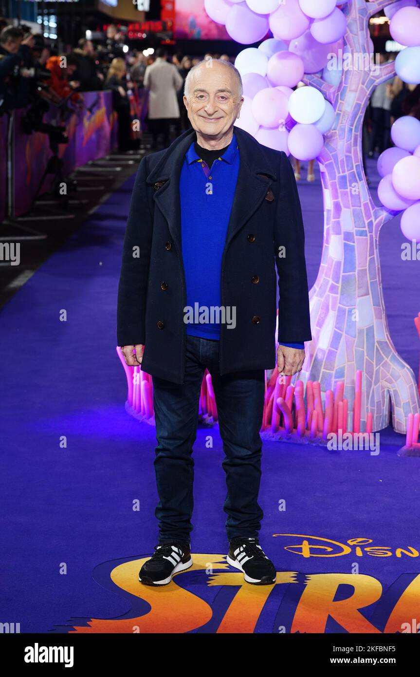 Tony Robinson arrives at the UK premiere of Walt Disney Animation ...