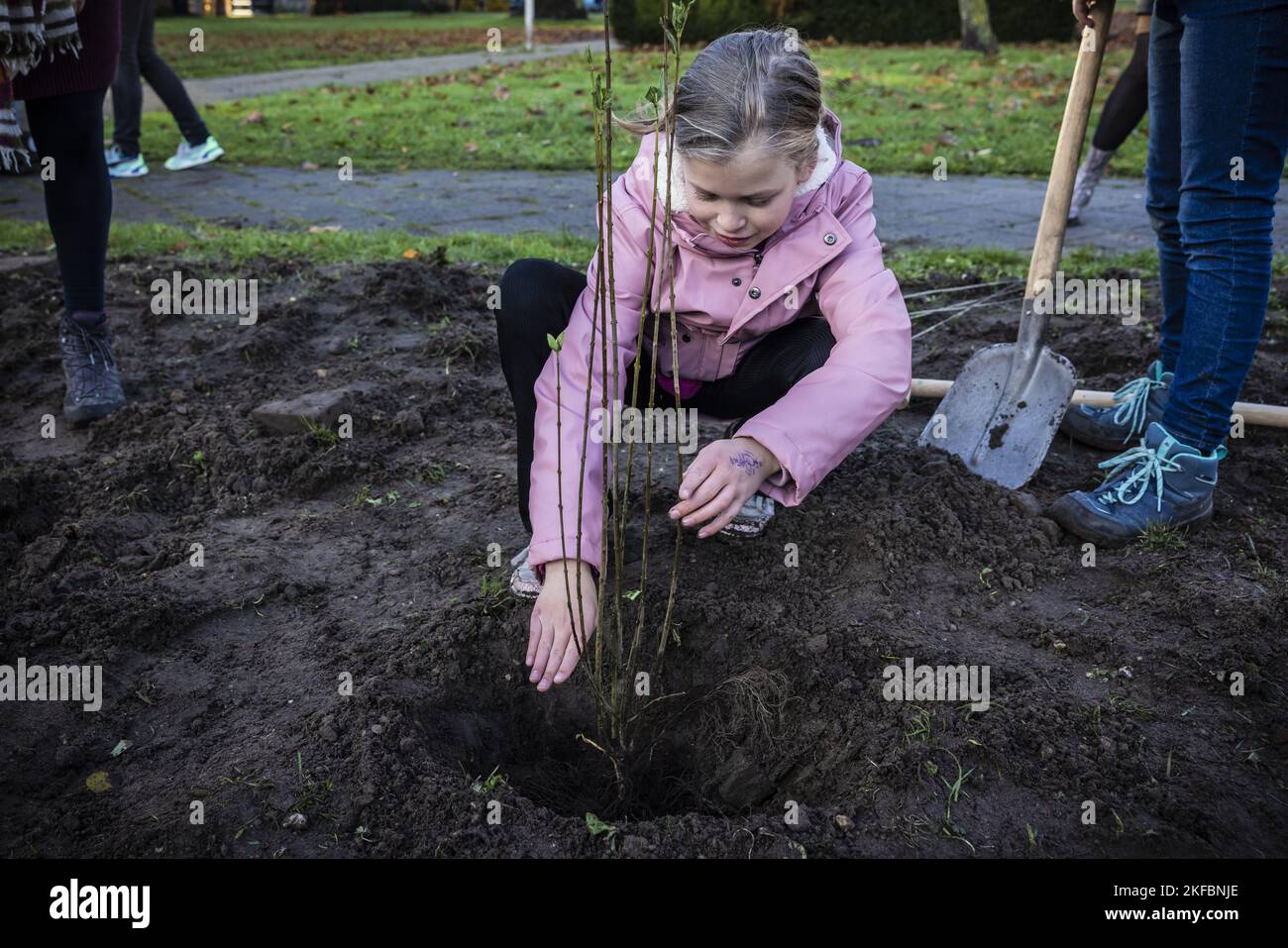 The Netherlands, Nijmegen, 11/16/2022 - Students of the Klein Heyendaal ...
