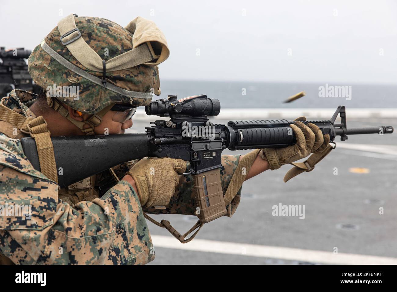 U.S. Marine Corps Lance Cpl. Thang Sang, a motor transport operator ...