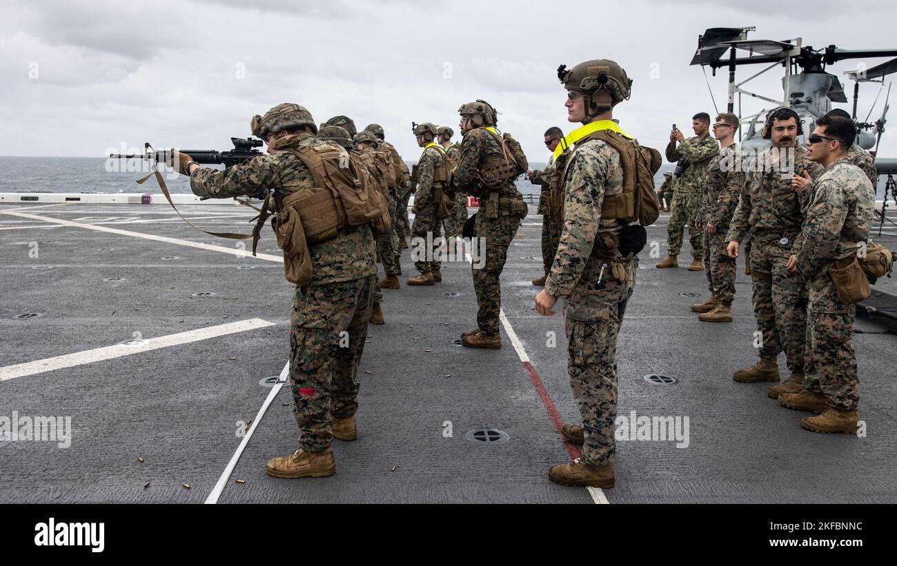 U.S. Marines with Combat Logistics Battalion 31, 31st Marine ...