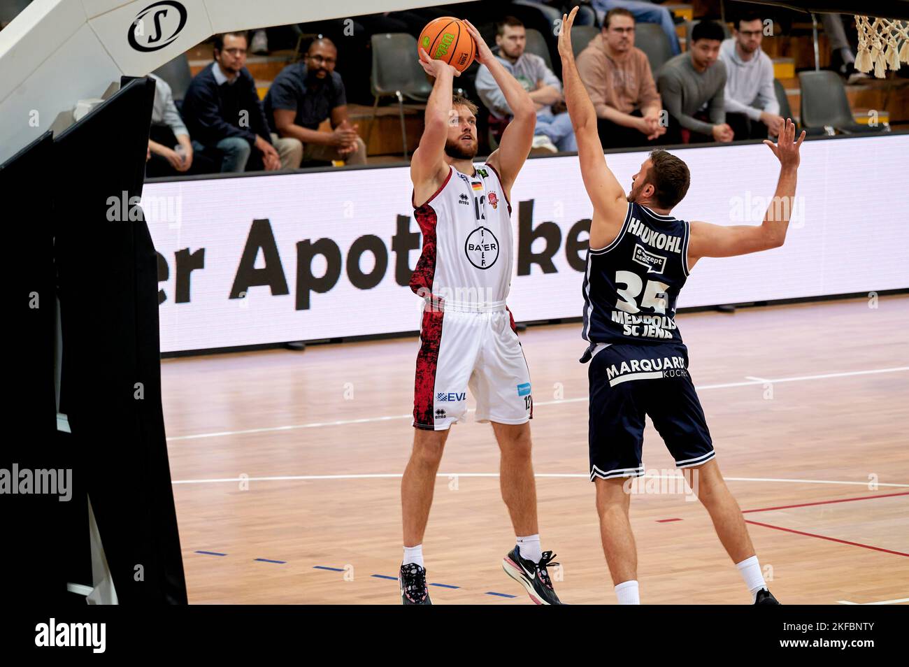 LEVERKUSEN, GERMANY - NOWEMBER 16, 2022: BARMER 2. Basketball ...