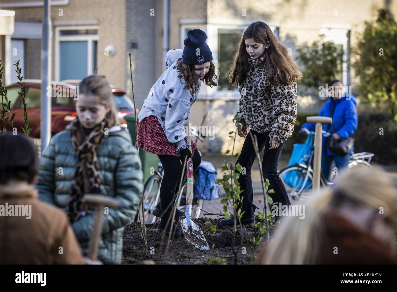The Netherlands, Nijmegen, 11/16/2022 - Students of the Klein Heyendaal ...