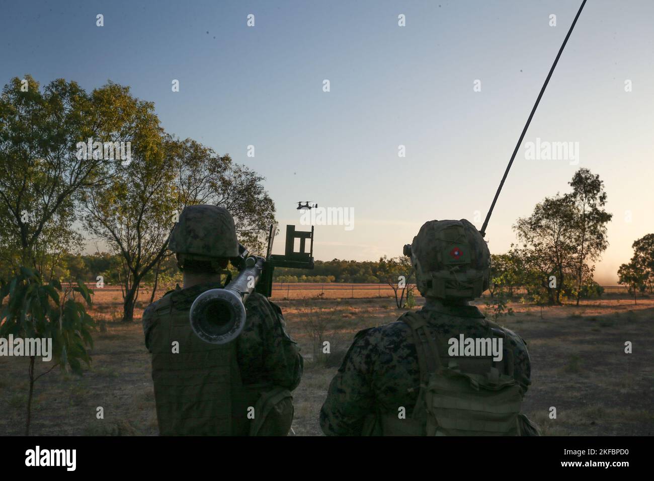 U.S. Marine Corps Cpl. Jonathan Fabian (left) and Cpl. John Schoob ...