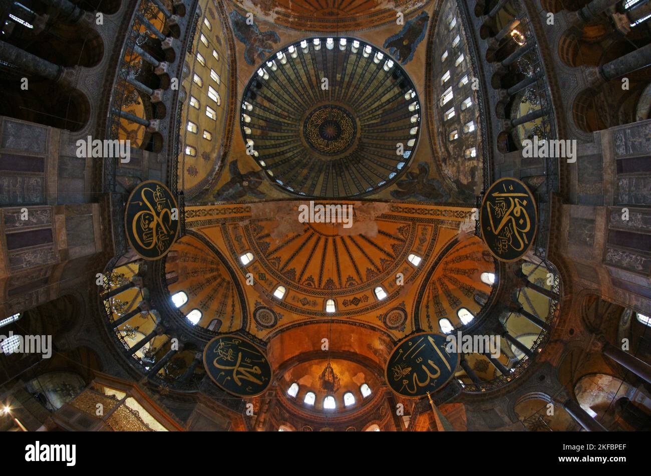 Located in Istanbul, Hagia Sophia is a church built in the 6th century ...