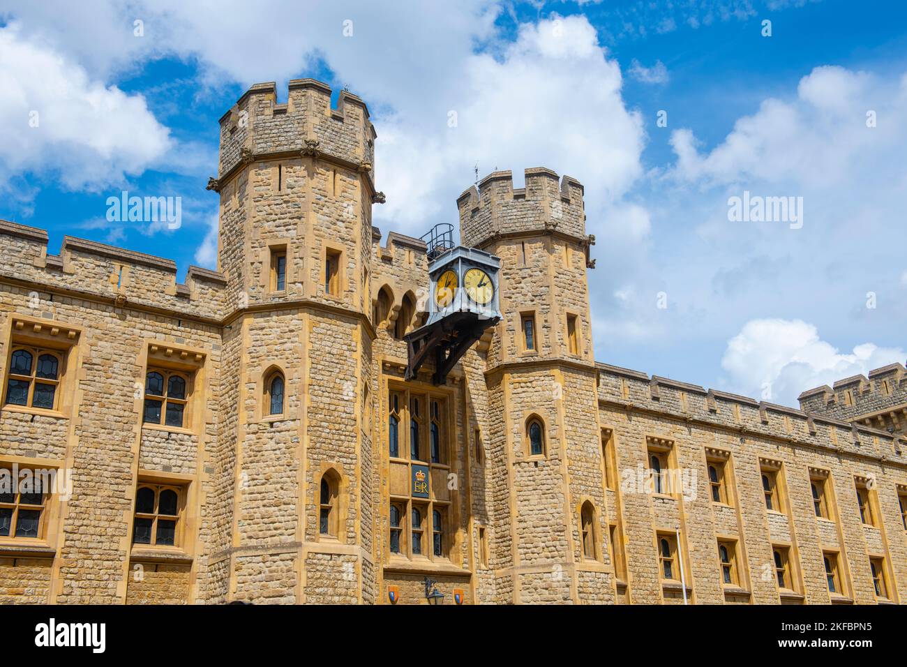Waterloo Block in Tower of London is a historic castle on the north ...