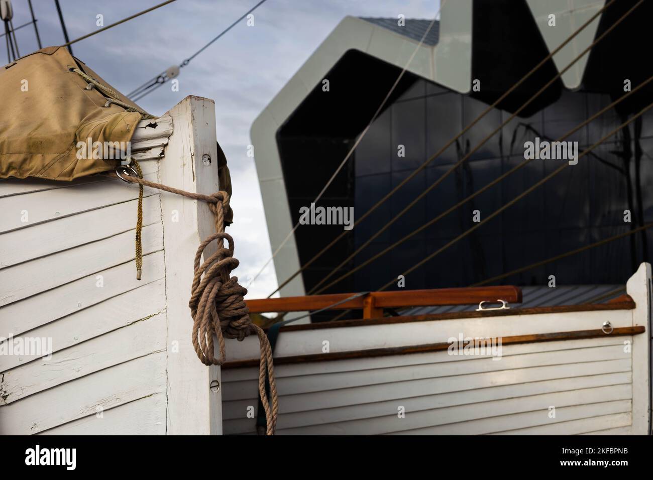 Views of a Sailing Ship Stock Photo - Alamy