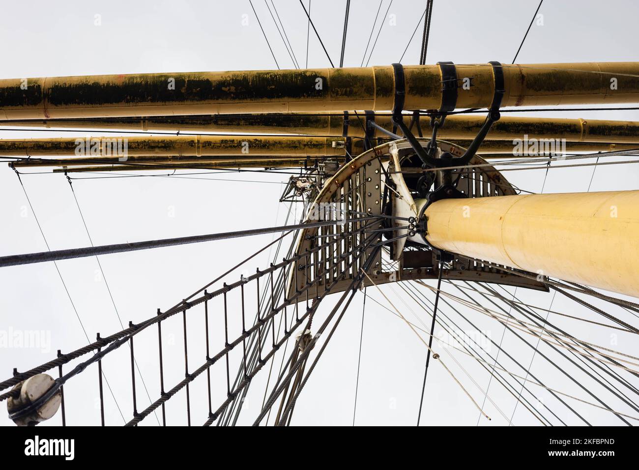 Views of a Sailing Ship Stock Photo - Alamy