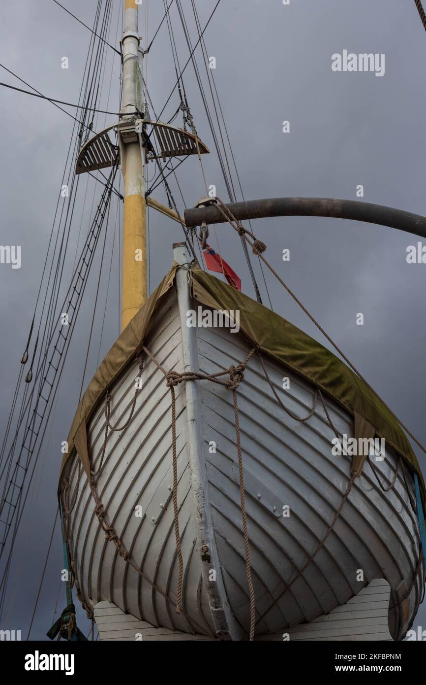 Views of a Sailing Ship Stock Photo - Alamy