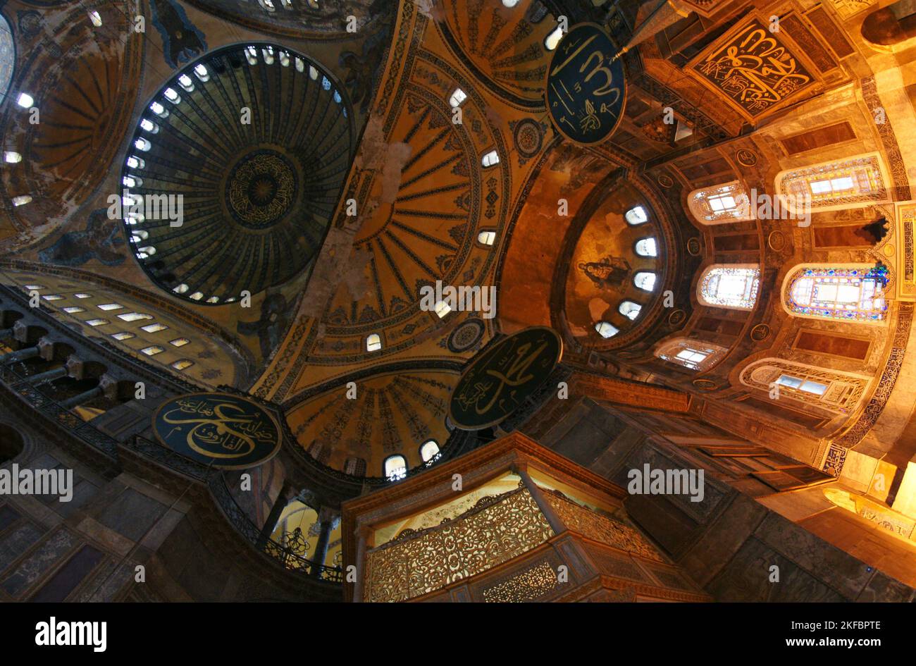 Located in Istanbul, Hagia Sophia is a church built in the 6th century ...