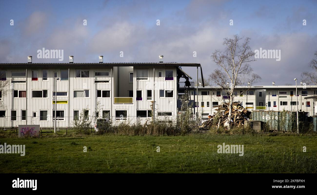 The Netherlands Amsterdam. November 16, 2022. The devastation after the ...