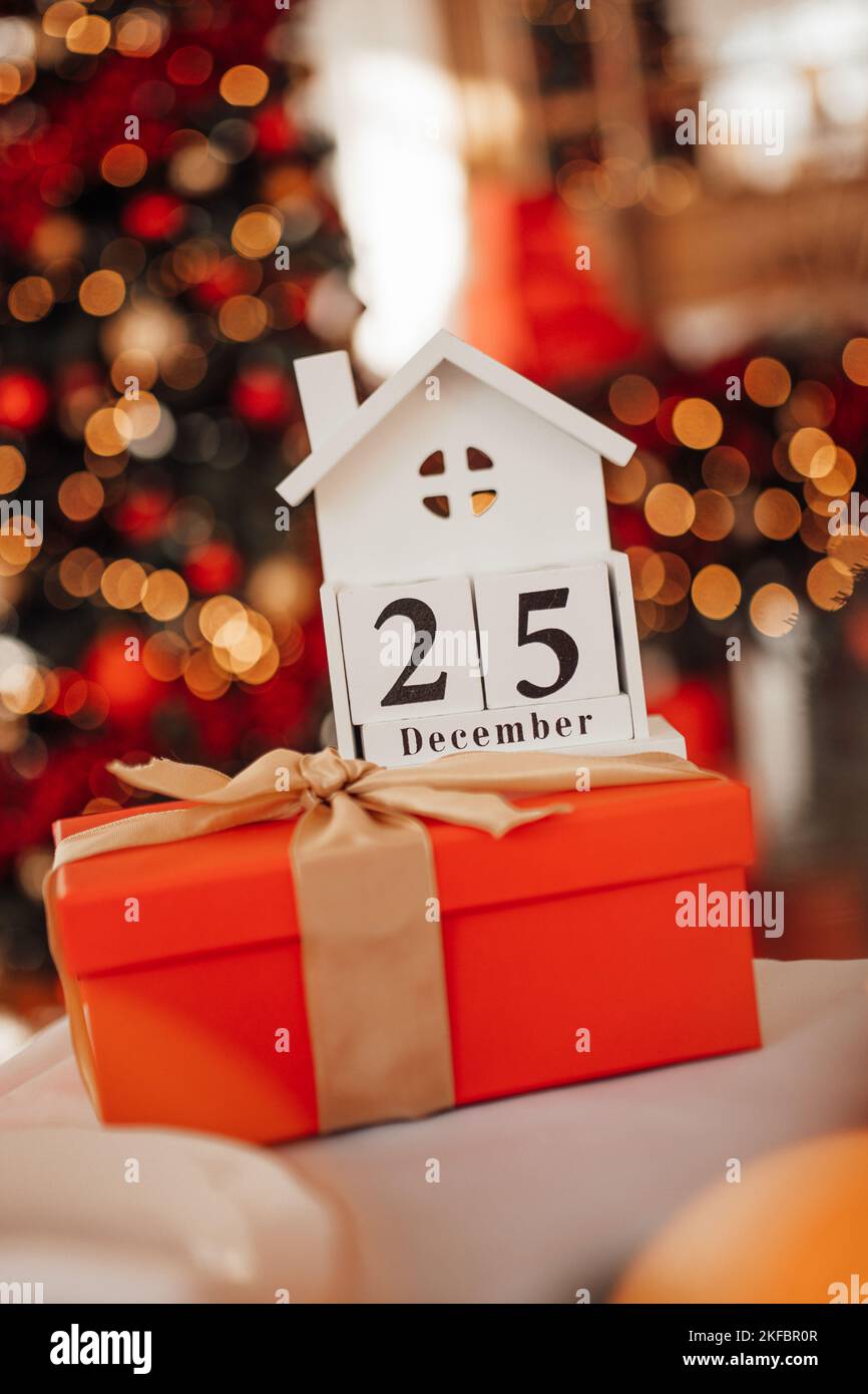 Merry christmas day 25 december eve event fairytale vibes. Sparkling ...