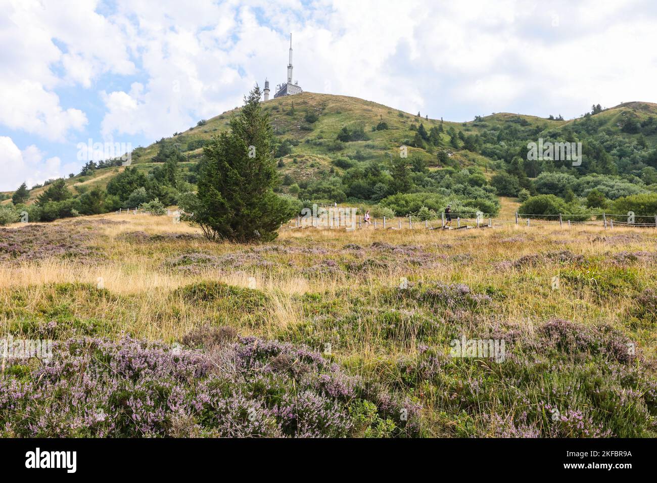 Hiking,walking,trekking,hike,walk,trek,to,summit,of,Puy de Dôme,which ...