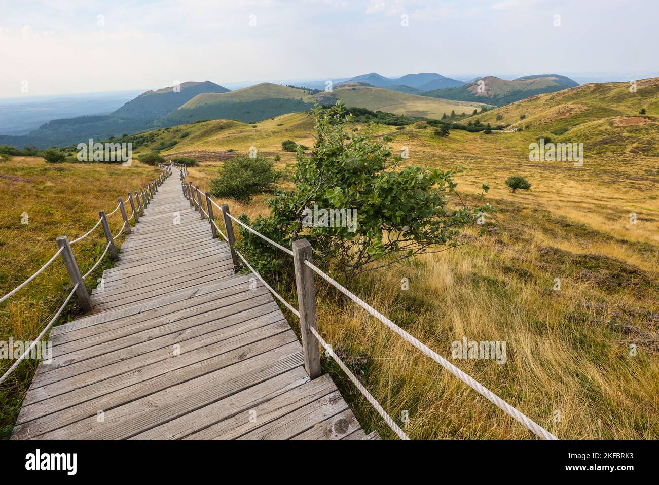 Hiking,walking,trekking,hike,walk,trek,to,summit,of,Puy de Dôme,which ...