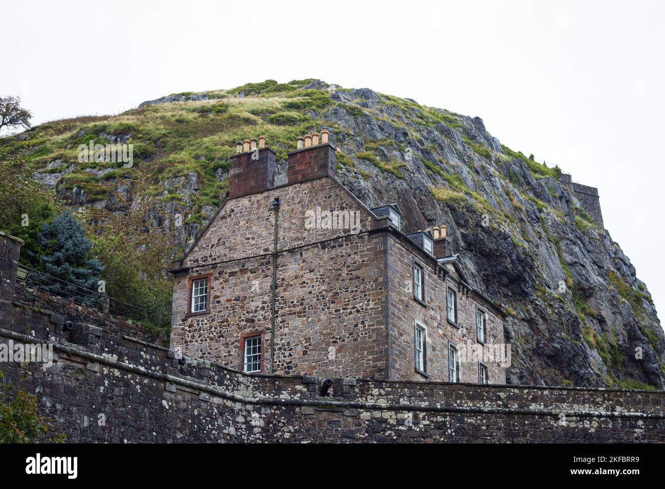 A medieval Scottish castle Stock Photo - Alamy