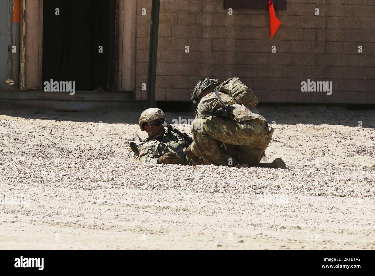 FORT IRWIN, Calif. – A U.S. Army Soldier from the 11th Armored Cavalry ...