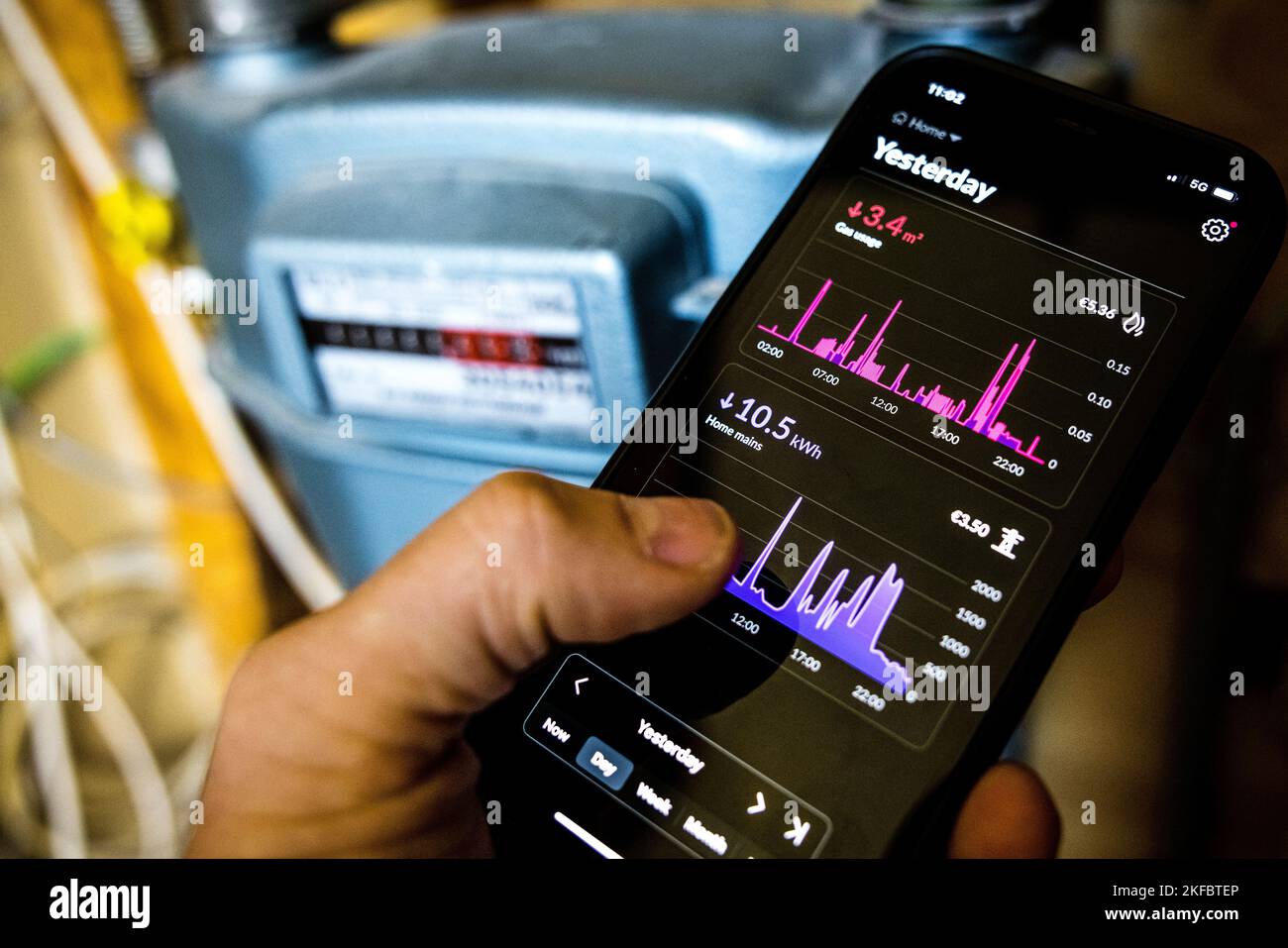 Energie smart meter hi-res stock photography and images - Alamy