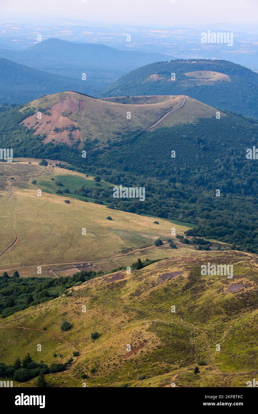 View,from,Summit,of,Puy de Dome.Hiking,walking,trekking,hike,walk,trek ...