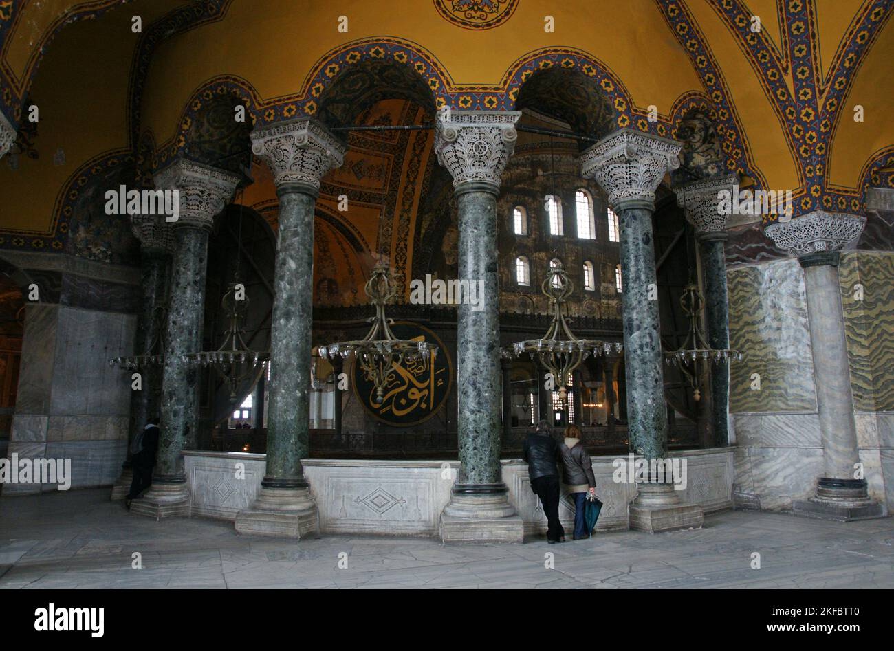 Located in Istanbul, Hagia Sophia is a church built in the 6th century ...