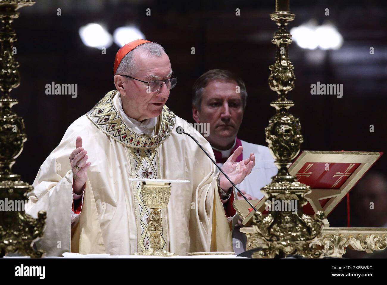 November 17 2022 - Cardinal PIETRO PAROLIN, Secretary of State of the ...