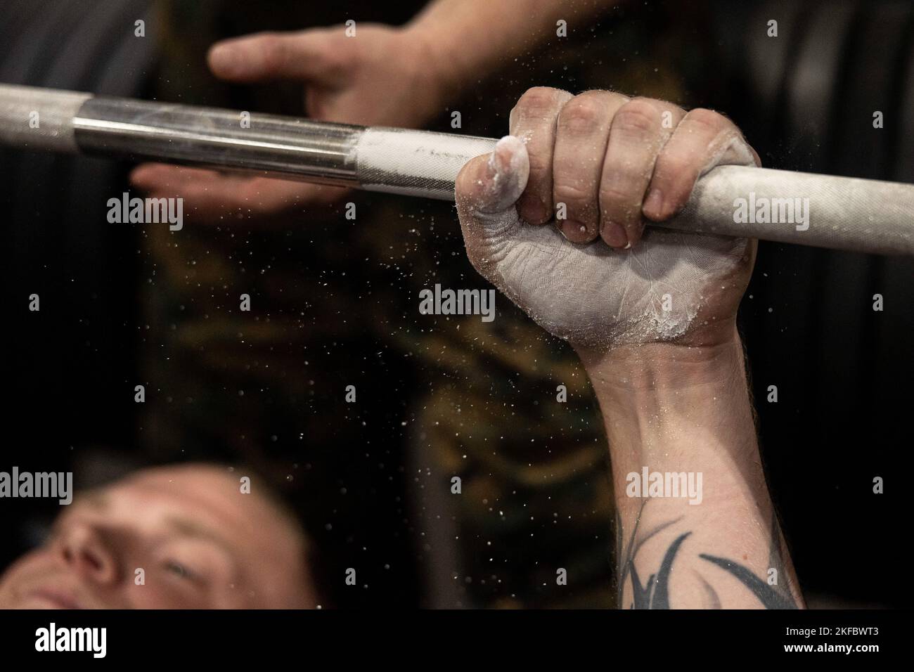 U.S. Navy Chief Quartermaster Edward Roth, assigned to USS New Orleans ...