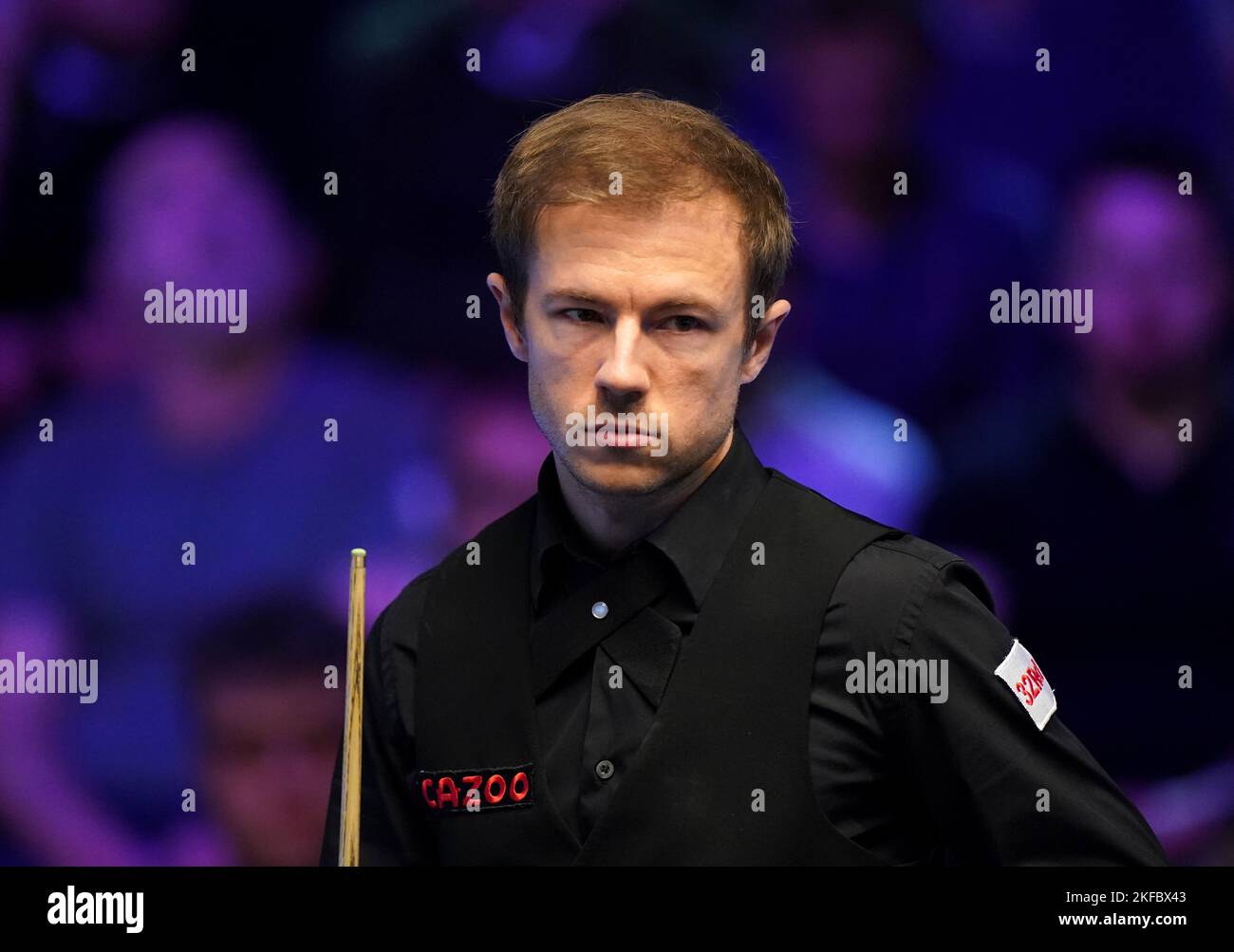 Jack Lisowski during his match against Hossein Vafaei during day six of ...