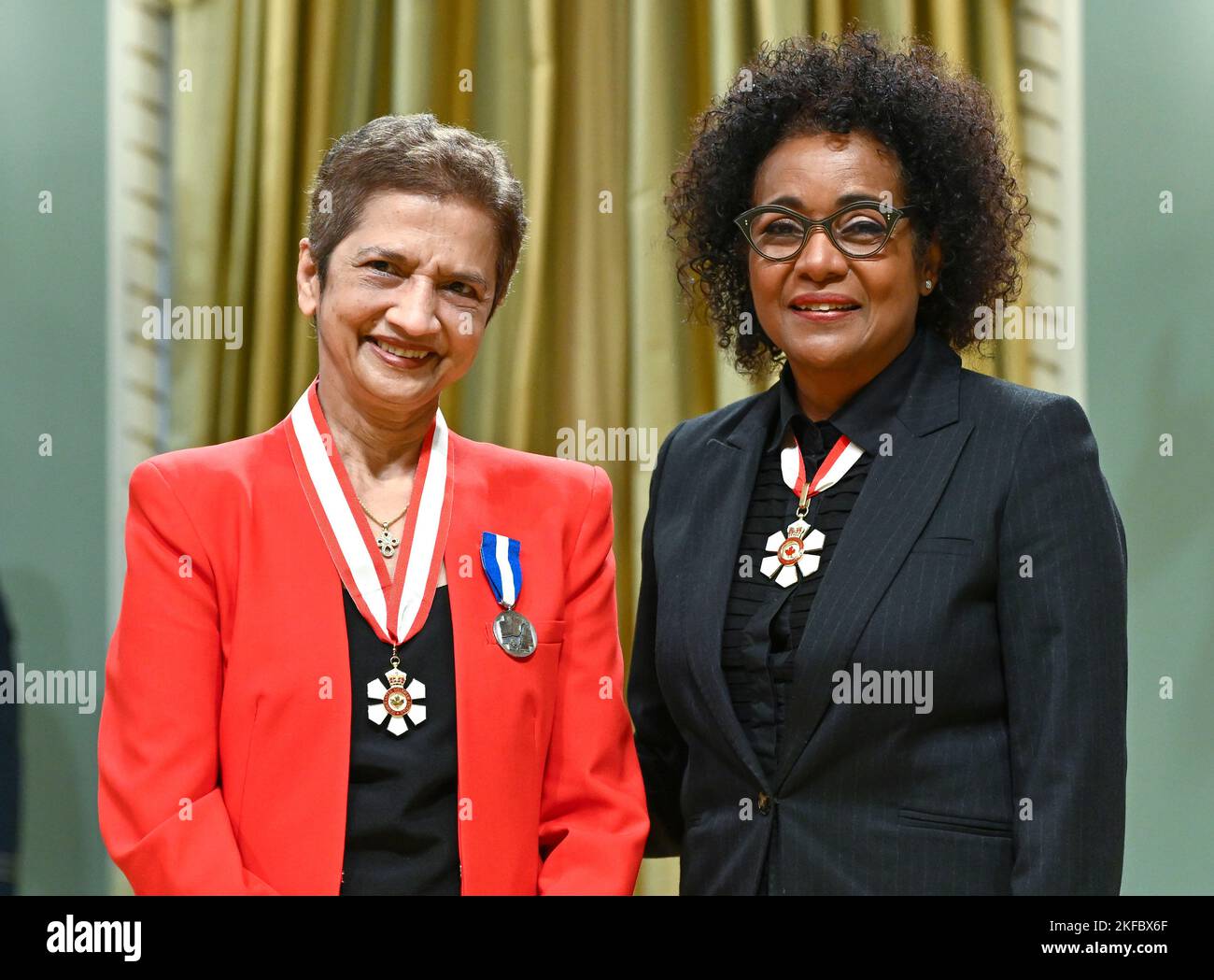 Alice Benjamin of Montreal is invested as an officer of the Order of ...