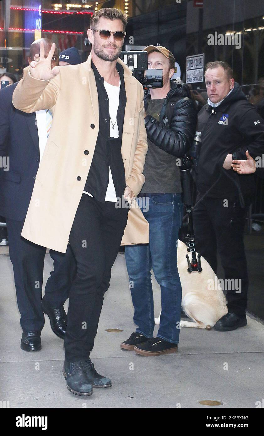 Celebrities At ‘Good Morning America’ -PICTURED: Chris Hemsworth ...