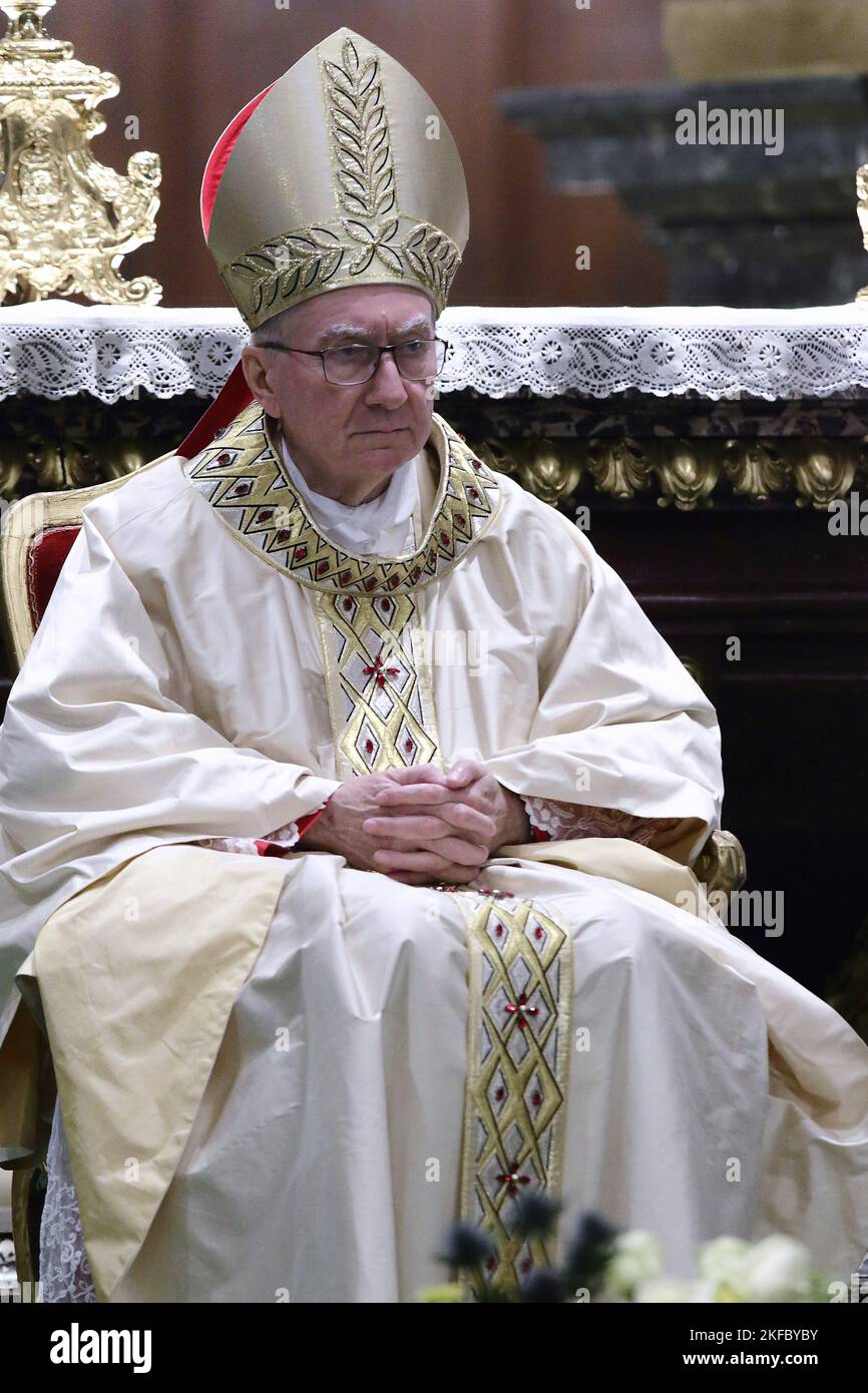 November 17 2022 - Cardinal PIETRO PAROLIN, Secretary of State of the ...