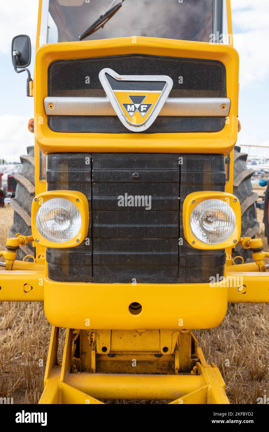 Tarrant Hinton.Dorset.United Kingdom.August 25th 2022.A restored Massey ...