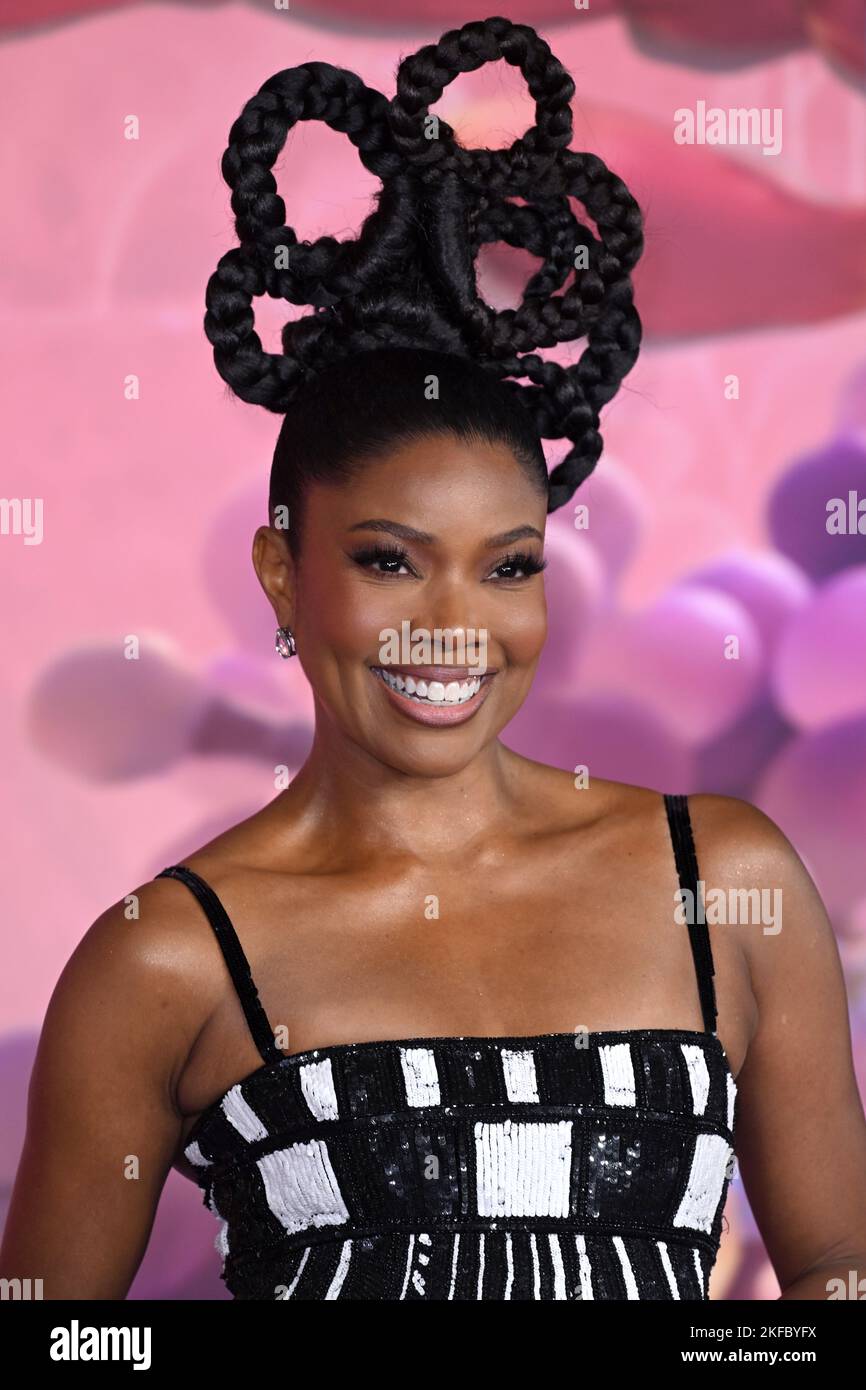 November 17th, 2022, London, UK. Gabrielle Union arriving at the ...