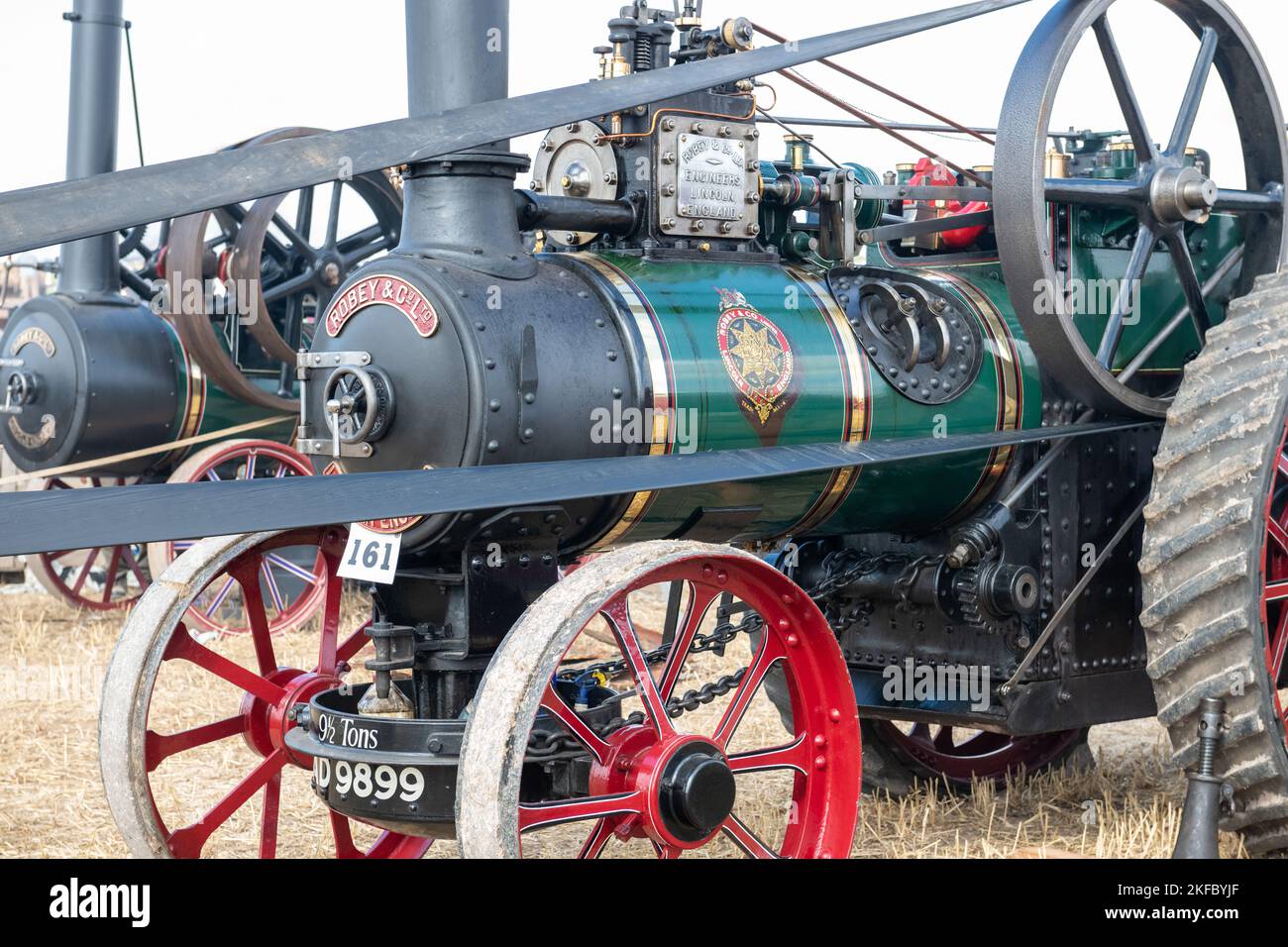 Tarrant Hinton.Dorset.United Kingdom.August 25th 2022.A Robey traction ...