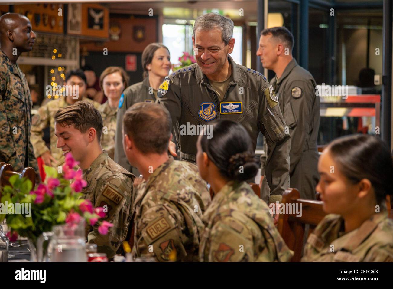 U.S. Air Force Gen. Kenneth Wilsbach, Pacific Air Forces commander ...