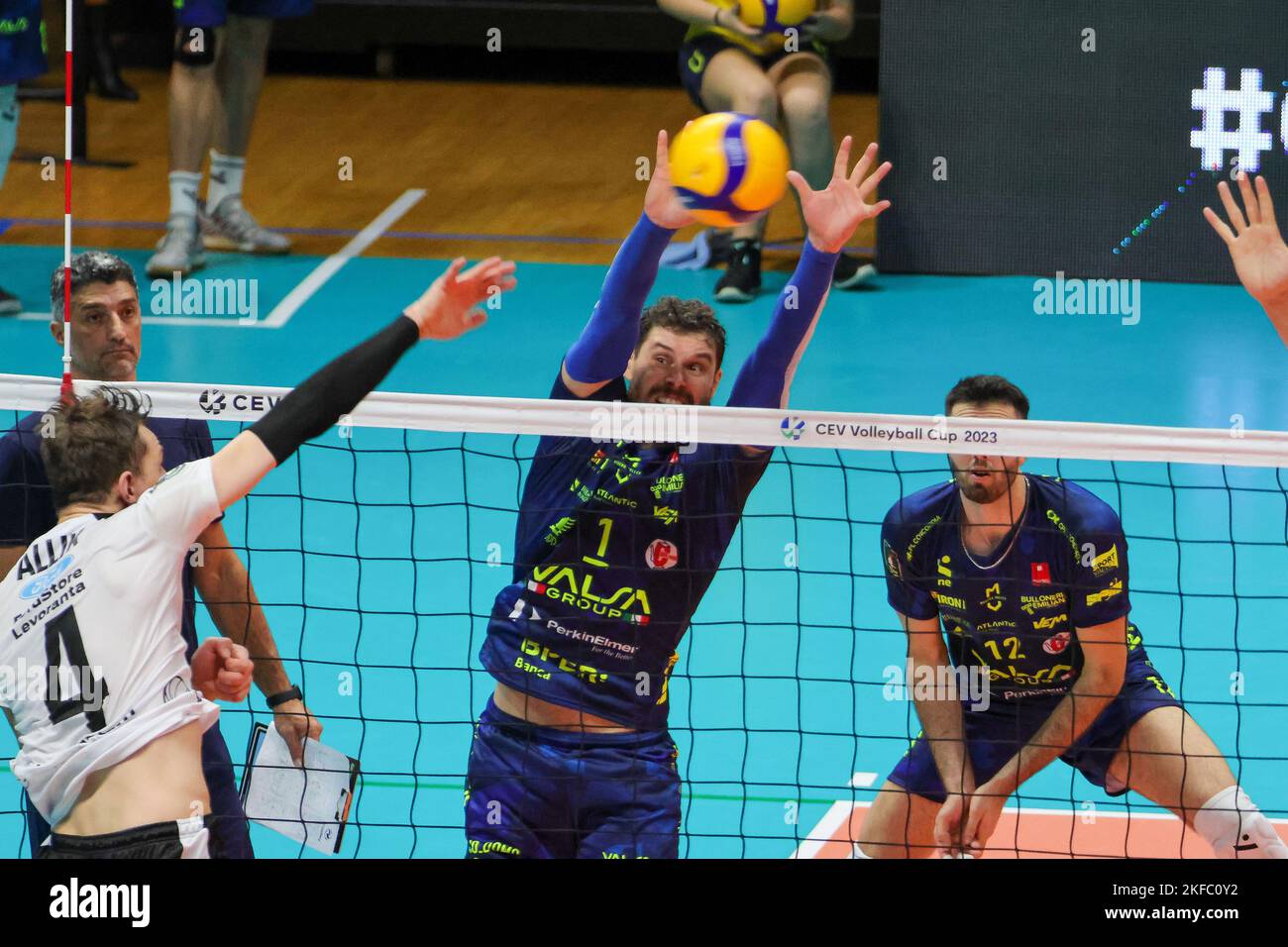 Pala Panini, Modena, Italy, November 16, 2022, Karli Allik Attack (Ford ...