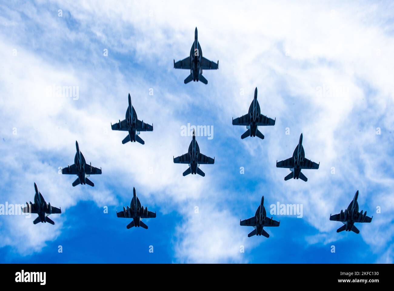 220905-N-JR318-2022 ATLANTIC OCEAN (Sep. 5, 2022) F/A-18E Super Hornets ...