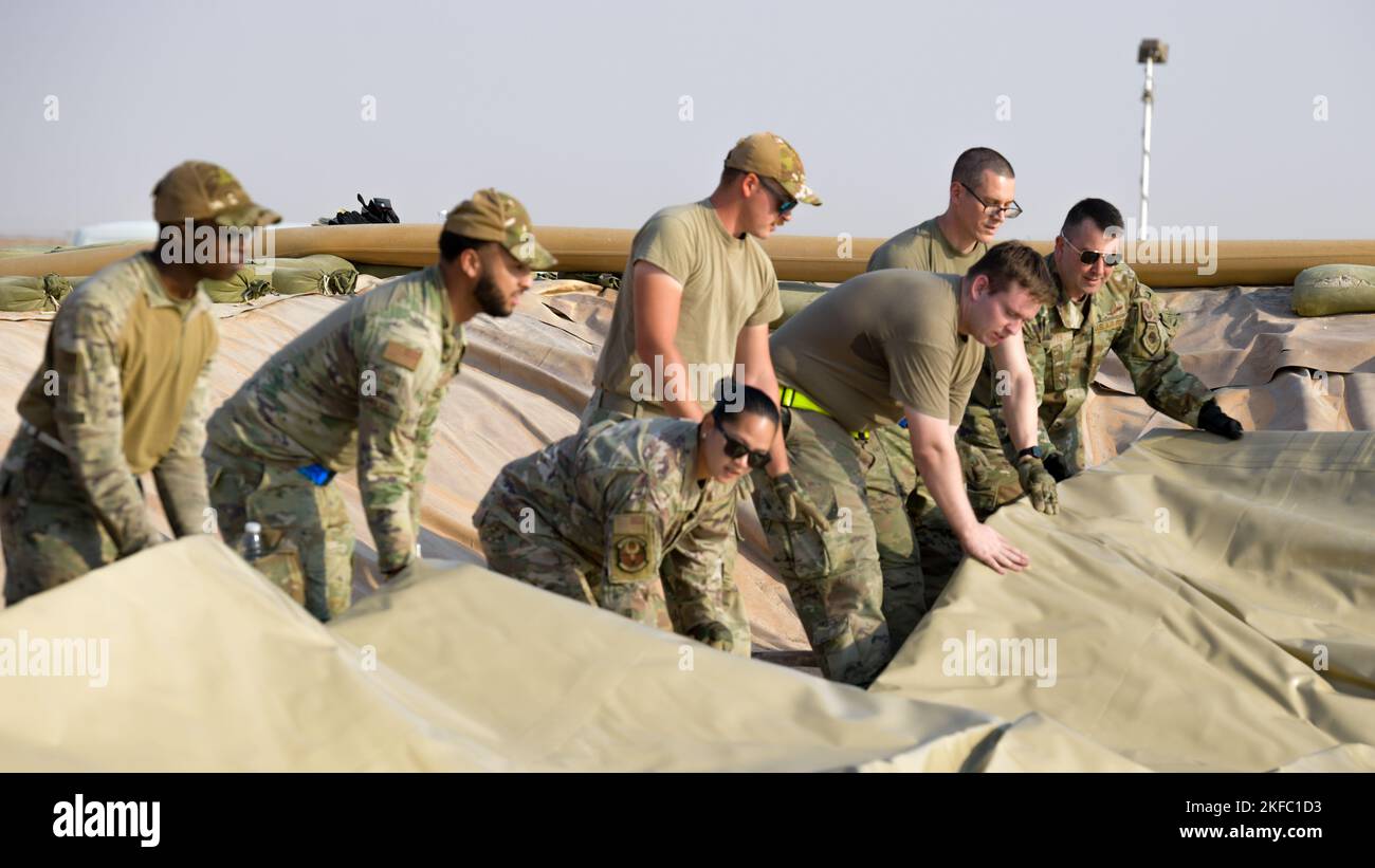 U.S. Air Force Brig. Gen. William Betts, the commander of the 378th Air ...