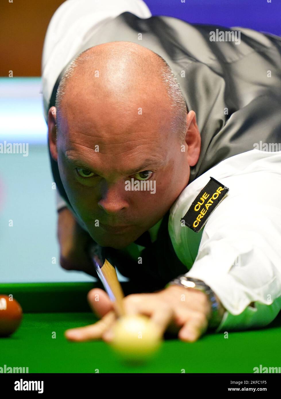 Stuart Bingham during his match against Joe Perry during day six of the ...
