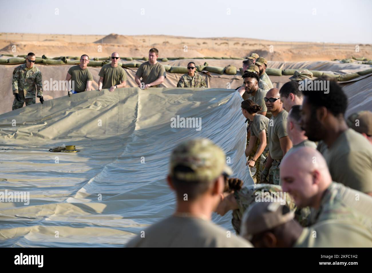 U.S. Air Force Brig. Gen. William Betts, the commander of the 378th Air ...