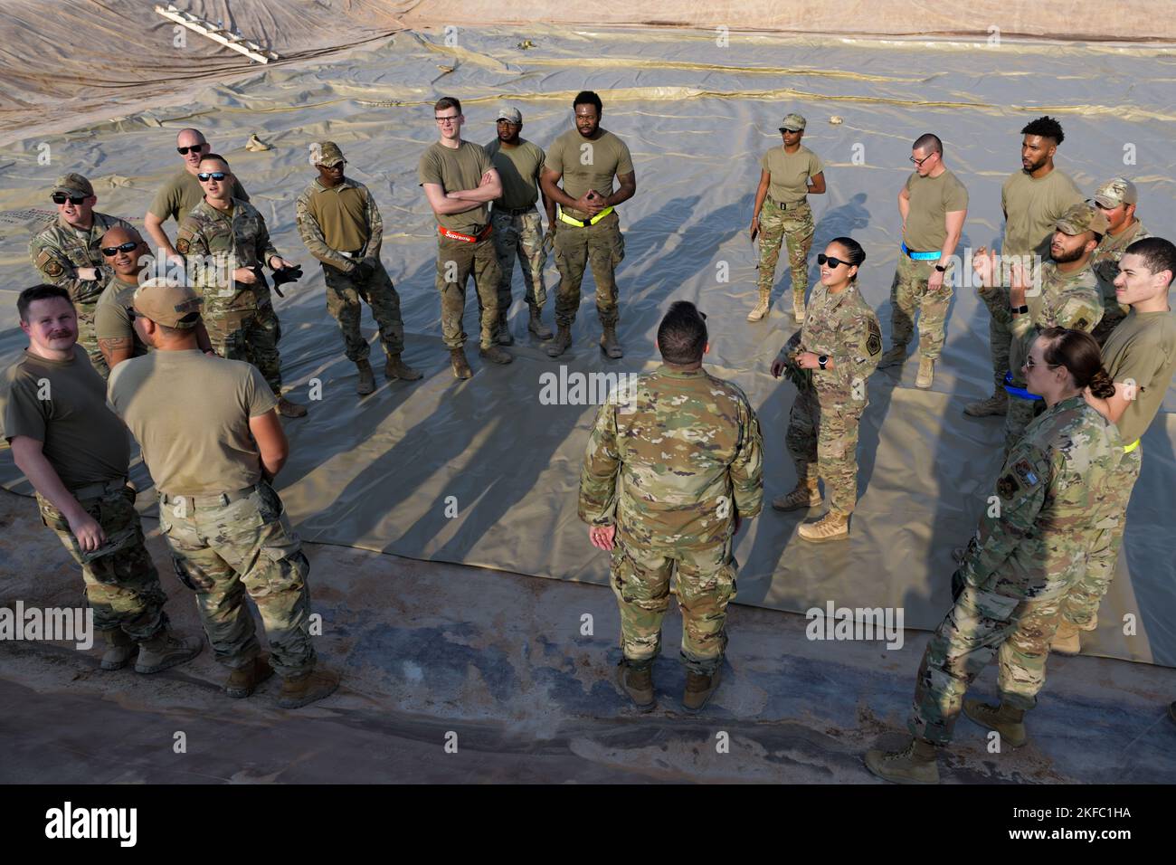 U.S. Air Force Maj. Cynthia Lete, the commander of 378th Expeditionary ...