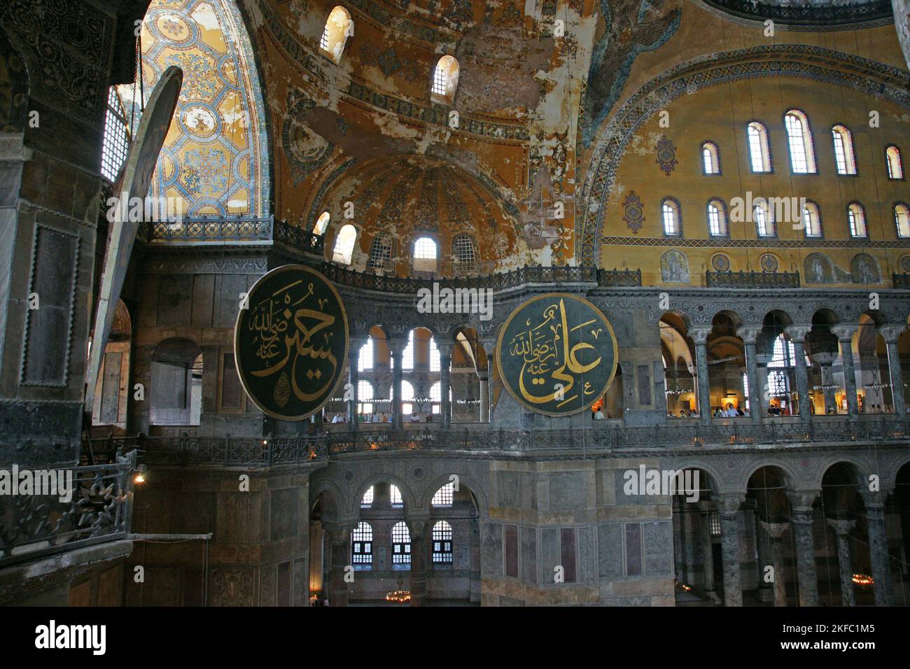 Located in Istanbul, Hagia Sophia is a church built in the 6th century ...